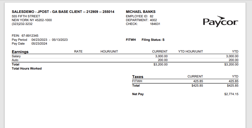 How to view paystubs in Paycor
